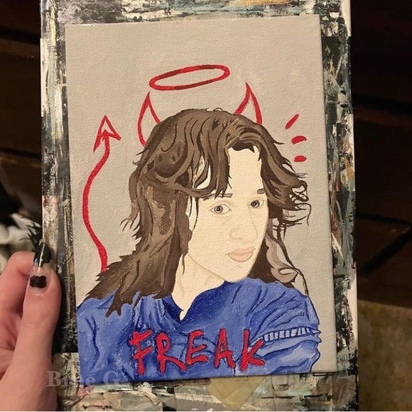 Hot Topic | Art | New Original Stranger Things Eddie Munson Freak Art ...